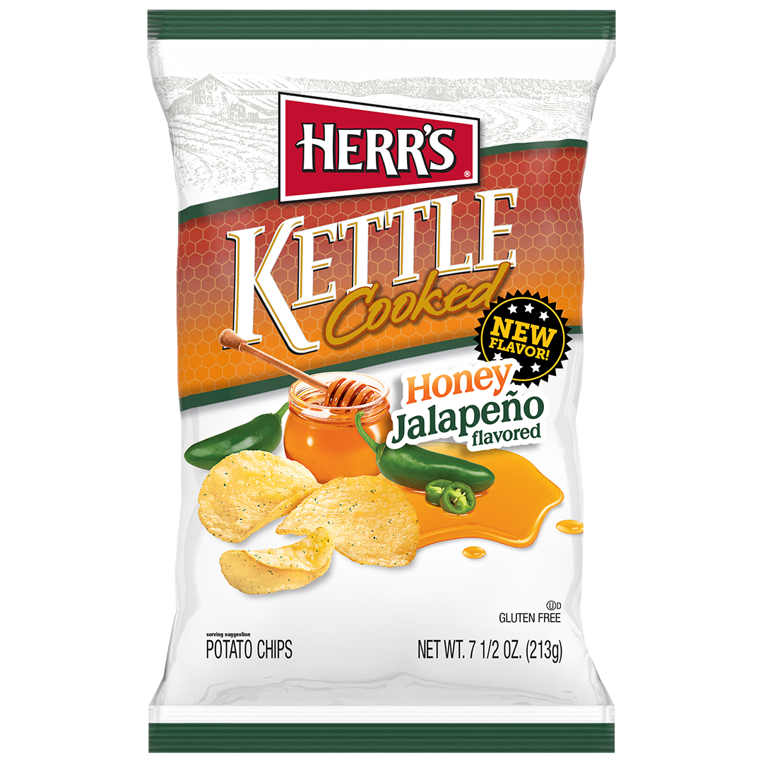 Honey Jalapeño Kettle Cooked Potato Chips Herrs