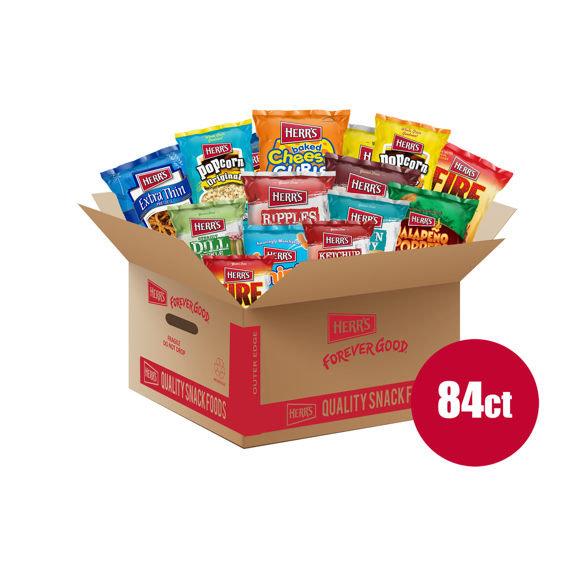 Choose your own variety pack — (84) 1 oz. bags $63.00 – Herr's