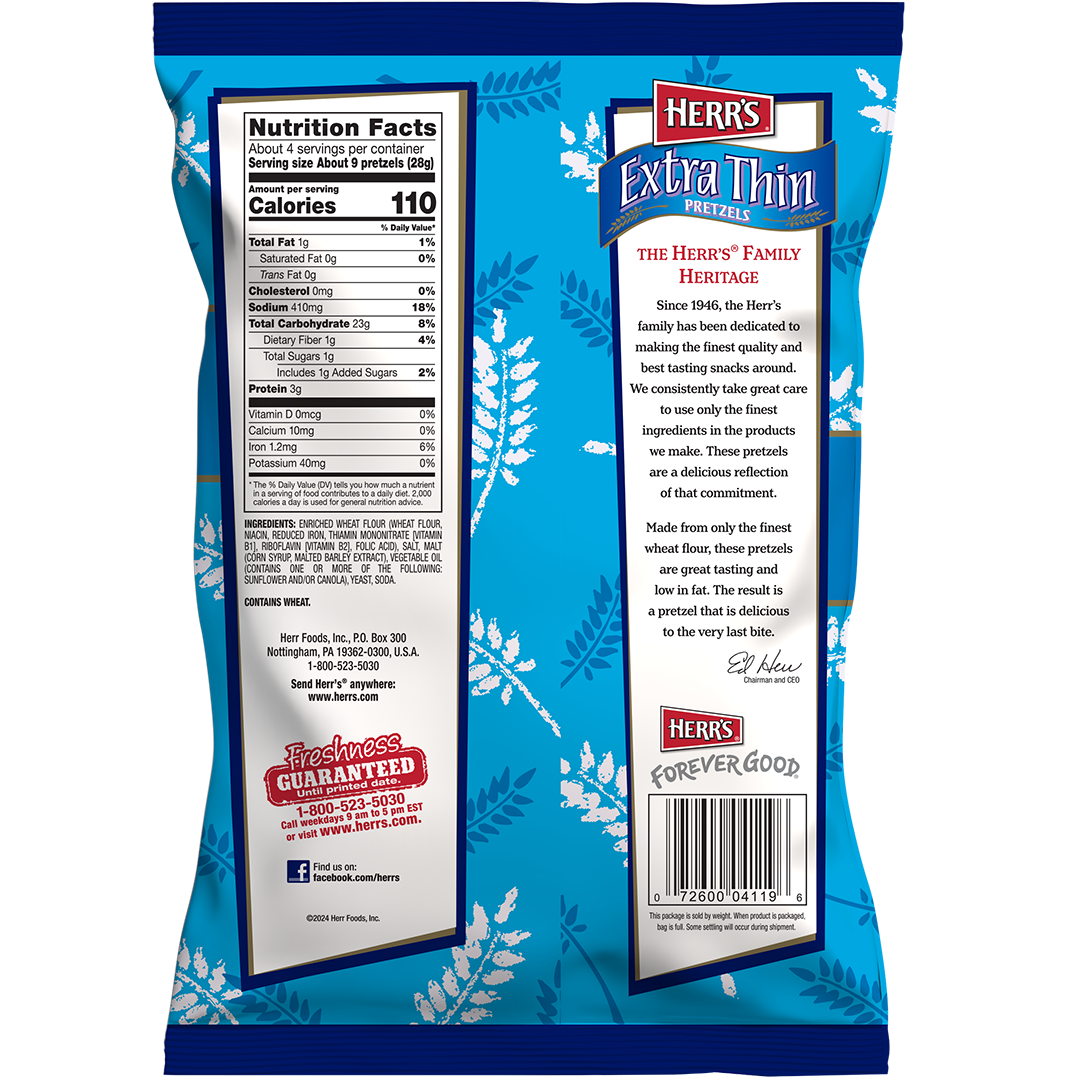 Pretzel Thins – Herr's