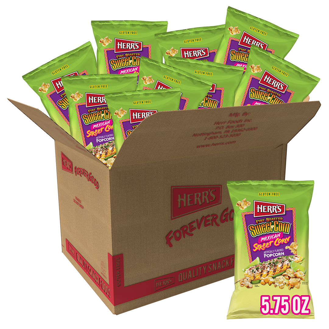 Fire Roasted Sweet Corn Mexican Street Corn Popcorn – Herr's
