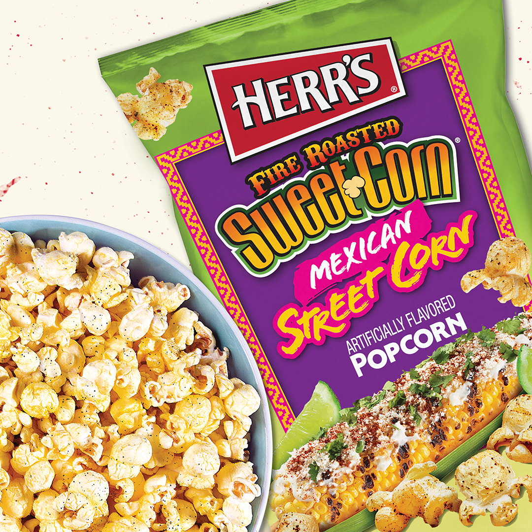 Fire Roasted Sweet Corn Mexican Street Corn Popcorn – Herr's