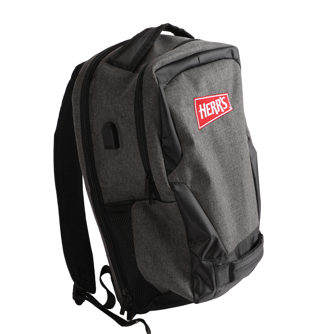 Herr's Grey Laptop Backpack