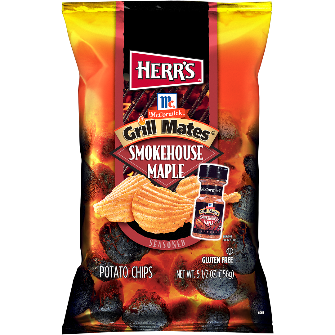 Grill Mates® Smokehouse Maple Potato Chips – Herr's