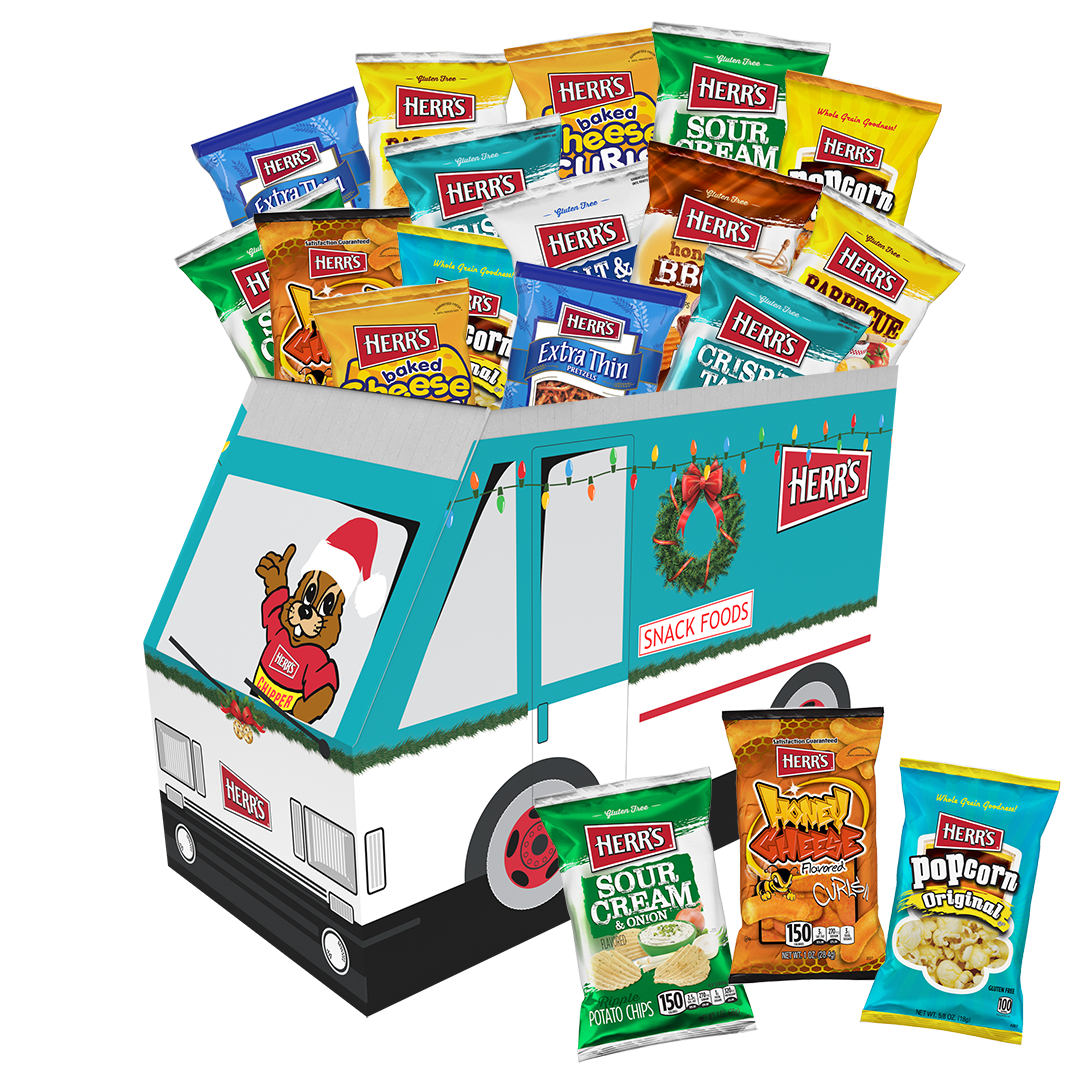 Herr's Holiday Snack Truck (42) Pre Assorted 1 oz. Snacks