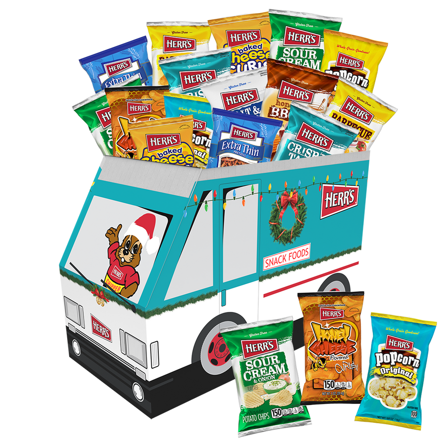 Herr's Holiday Snack Truck (42) Pre Assorted 1 oz. Snacks