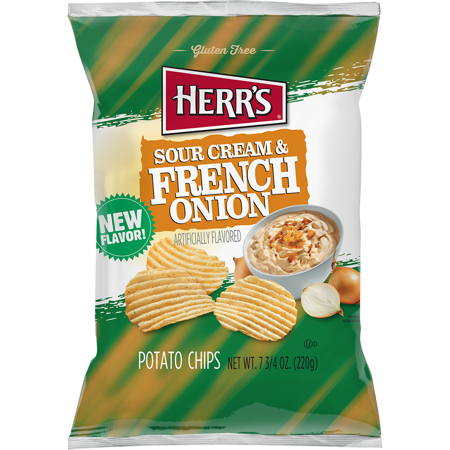 Sour Cream & French Onion Flavored Chips – Herr's