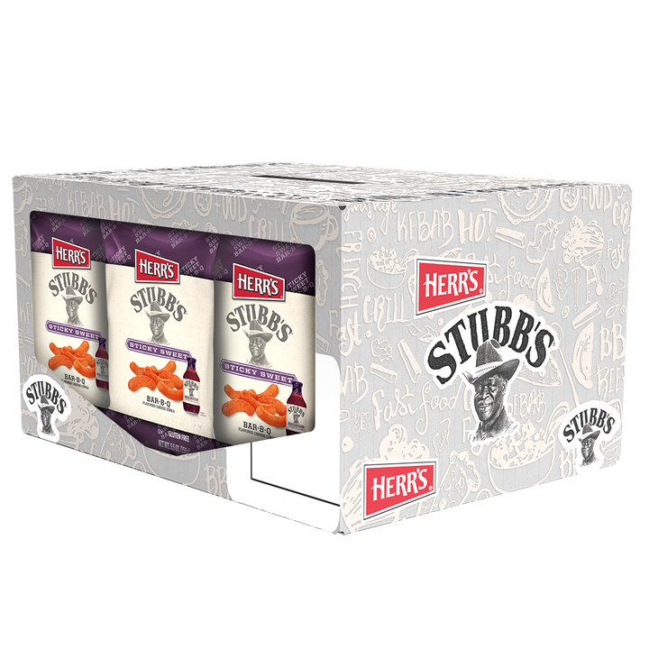Stubb's® Sticky Sweet BAR-B-Q Cheese Curls – Herr's